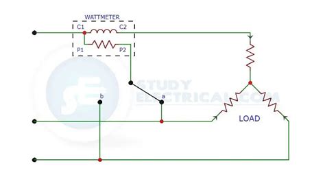 Circuit Diagram Of Two Wattmeter Method Circuit Diagram