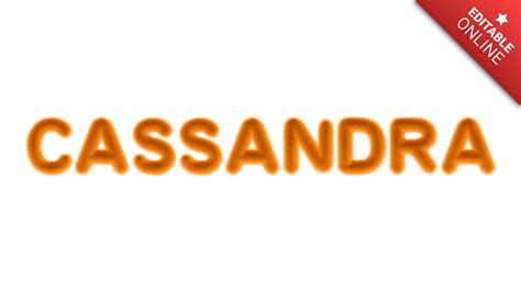 Cassandra Orange Fur Font Text Effect Generator