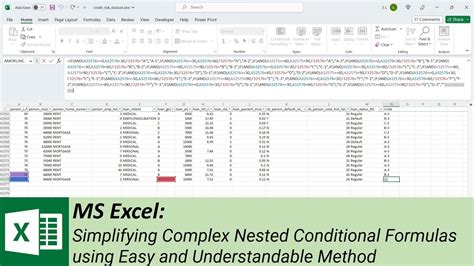 Ms Excel Simplifying Complex Nested Conditional Formulas Using Easy
