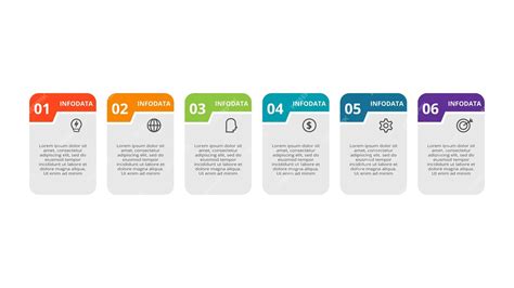 Premium Vector Rectangle Concept For Infographic With 6 Steps Options Parts Or Processes