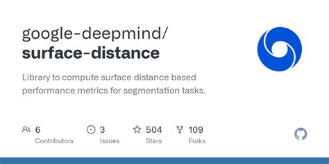 GitHub Google Deepmind Surface Distance Library To Compute Surface Distance Based Performance
