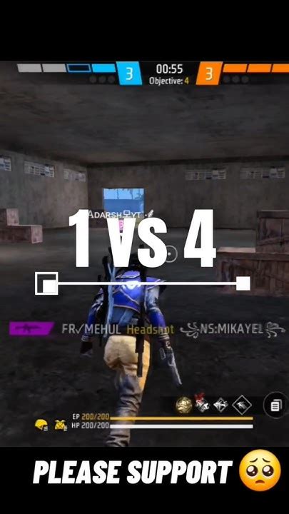 freefire shorts video 1vs4 clutch cs rank match #freefireclips # ...