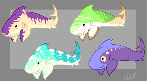Chibi Sharks By SpookyBlep On DeviantArt