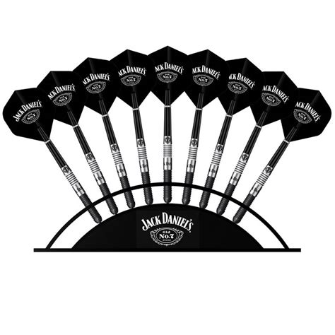 Display Nine Dart Display Stand Jack Daniels Webshop Darts Store