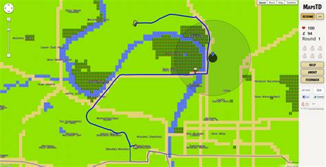 Techory Com Regular Ramblings About Technology Tower Defense In Google Maps