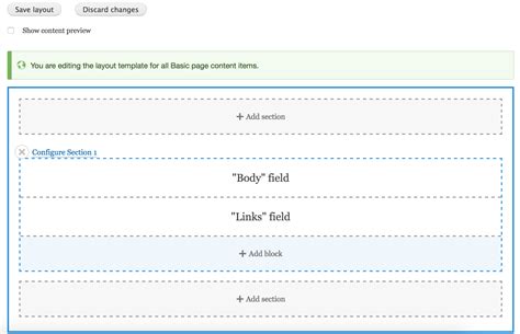 create a flexible layout for a content type drupal 8 drupal 9
