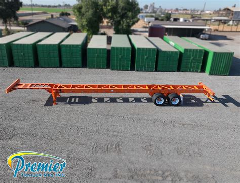 53 Intermodal Chassis Premier Trailer Mfg Inc Visalia Ca Sales Rentals Repairs