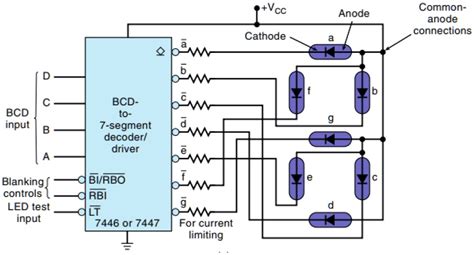 Solved 7 Segment Is Connected To The Bcd To 7sd Decoder Circuit As
