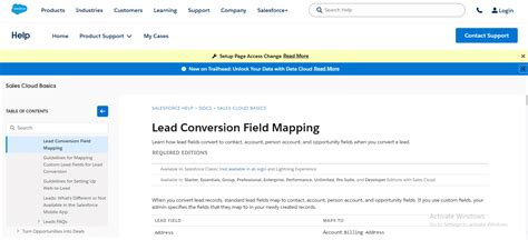 Salesforce Lead Conversion Mapping A Comprehensive Guide