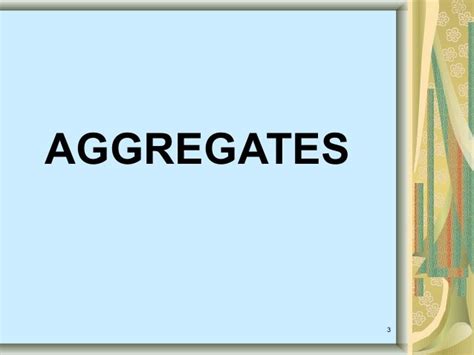aggregates ppt