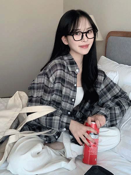 [md추천] 글러브 오버핏 체크 남방 2c 에이블리