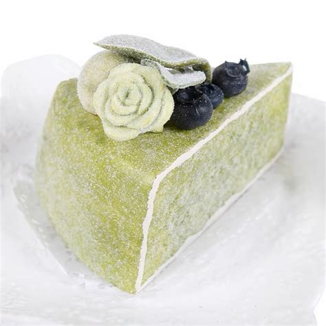 Realistic Artificial Matcha Ice Cream Cake Slices By Nollipop Nollipop