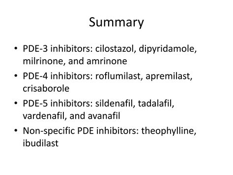Phosphodiesterase Inhibitors Pptx