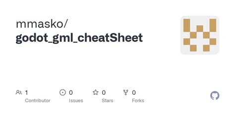 Github Mmaskogodotgmlcheatsheet