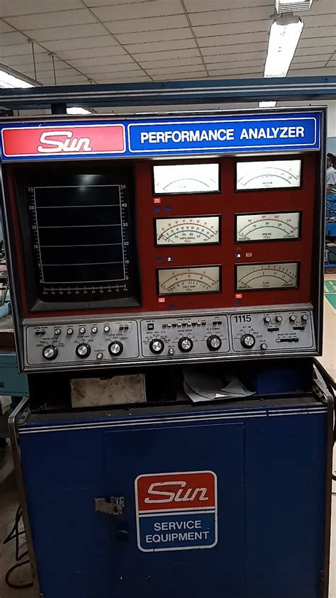 Vintage 1973 Sun 1115 Engine Performance Analyzer In My Auto Shop R
