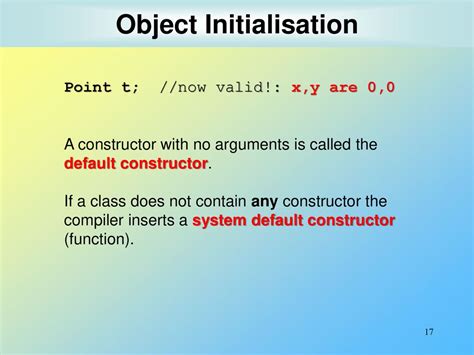 Classes Short Review Of Topics Already Covered Constructor Ppt Download