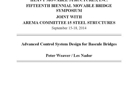 2014 Hms Papers Heavy Movable Structures