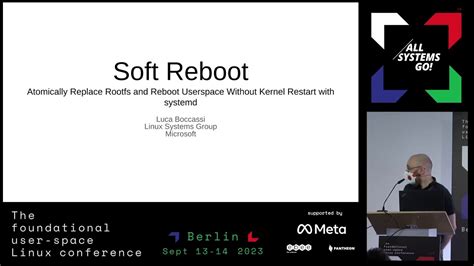 soft reboot atomically replace rootfs and reboot userspace without