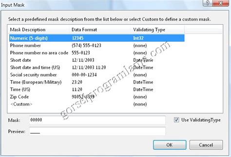 Gorsel Programlama Maskedtextbox Textlere Sadece Sayı Girişi Sağlama