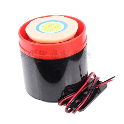 High Decibel Alarm 220v Industrial 12 Volt Buzzer Car Anti Theft Active 24v Horn Sound Siren