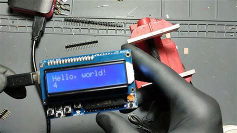 Adafruit Rgb 16x2 Character Lcd Shield Assembly And Test Youtube