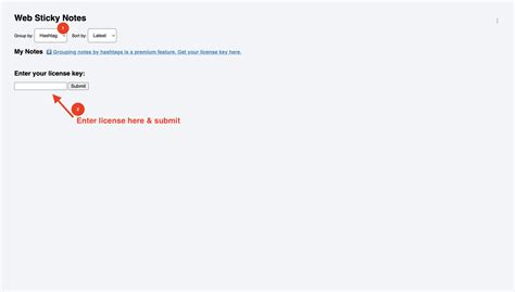 Unlock Web Sticky Notes Premium Feature Group By Hashtag