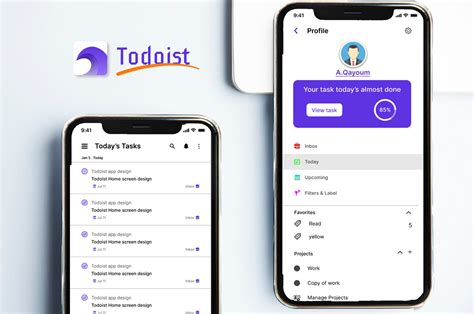 Todoist Mobile App Ui Design Behance Todoist Mobile App Ui Design Behance