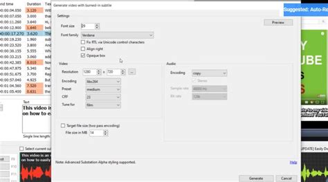 Updated Methods To Merge SRT With MP For
