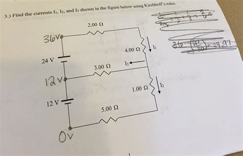 solved 3 find the currents i1 i2 and i3 shown in the