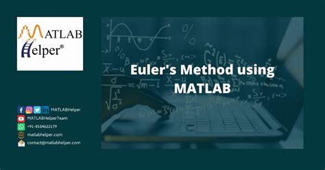 Blog Eulers Method Using Matlab Matlab Helper