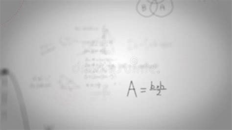 Math Formulas On Triangle Explanation Stock Footage Video Of Learning