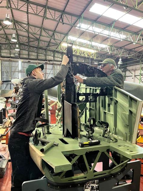 Cockpit Section Final Assembly Progress Saving Amy