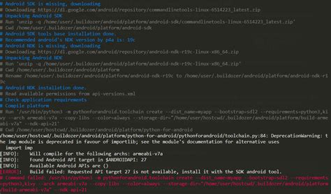 Kivy Build APK With Buildozer On Docker Desktop Failed Stack Overflow
