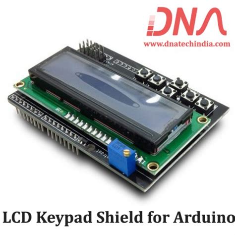 Buy Online Alphanumeric LCD Keypad Shield For Arduino From DNA