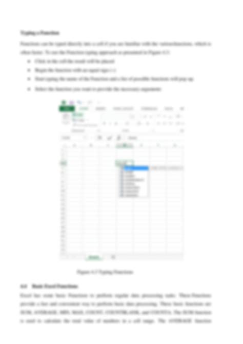 SOLUTION: Processing data with microsoft excel functions - Studypool