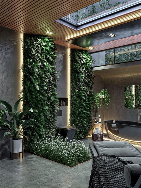 The Green Bathroom Design By Mohsen Arab Visualization