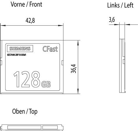 Paměťová Karta Simatic Cfast 128 Gb Sonepar Čr Elektroinstalační Materiál