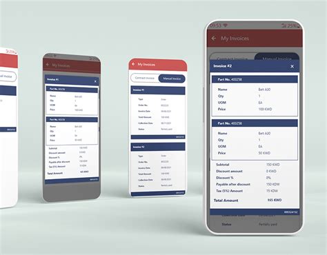 Ui Ux Invoices Pages On Behance