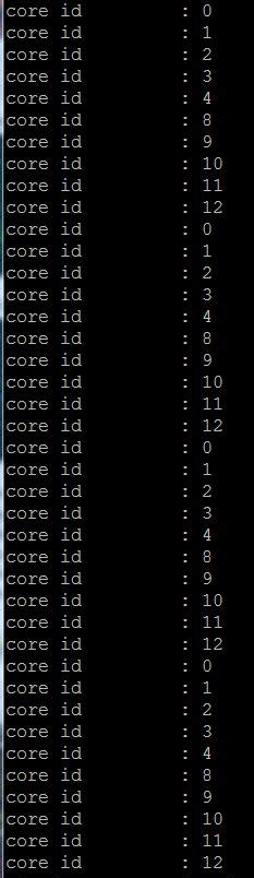 X86 Linux Core Ids Are Missing In Cpu Info Stack Overflow