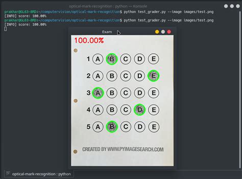 GitHub Prakhar OMR Recognition OpenCV