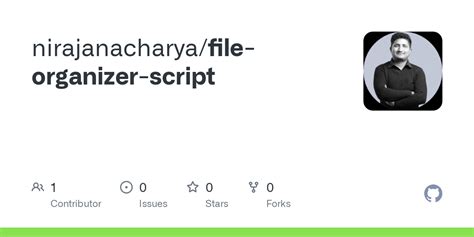 Github Nirajanacharyafile Organizer Script