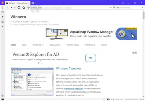 Vivaldi 1 3 501 6 Features Customizable Interface Themes