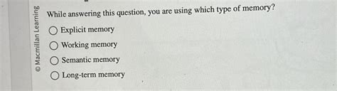 Solved While Answering This Question You Are Using Which