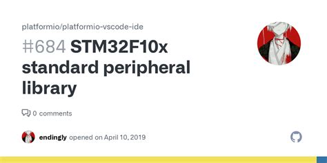 Stm32f10x Standard Peripheral Library · Issue 684 · Platformio