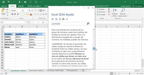 Fernando Moro Formas De Ayuda En Excel
