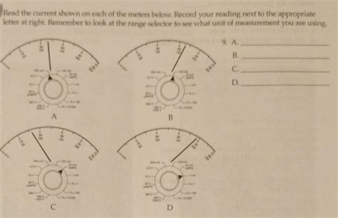 Solved How To Answer Questions For Scale Reading Of Analog
