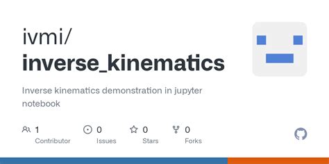GitHub Ivmi Inverse Kinematics Inverse Kinematics Demonstration In Jupyter Notebook