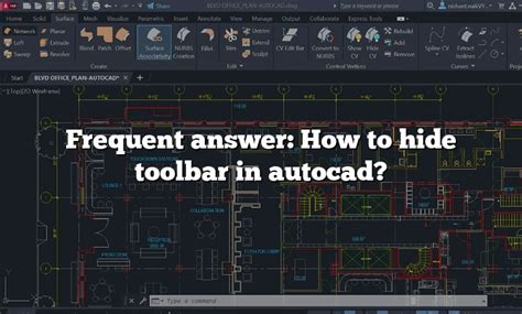 Frequent Answer How To Hide Toolbar In Autocad