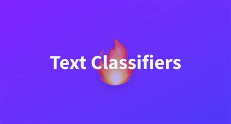 Text Classifiers A Hugging Face Space By Simrankodwani 2003