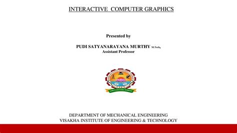 Ppt Interactive Computer Graphics Powerpoint Presentation Free